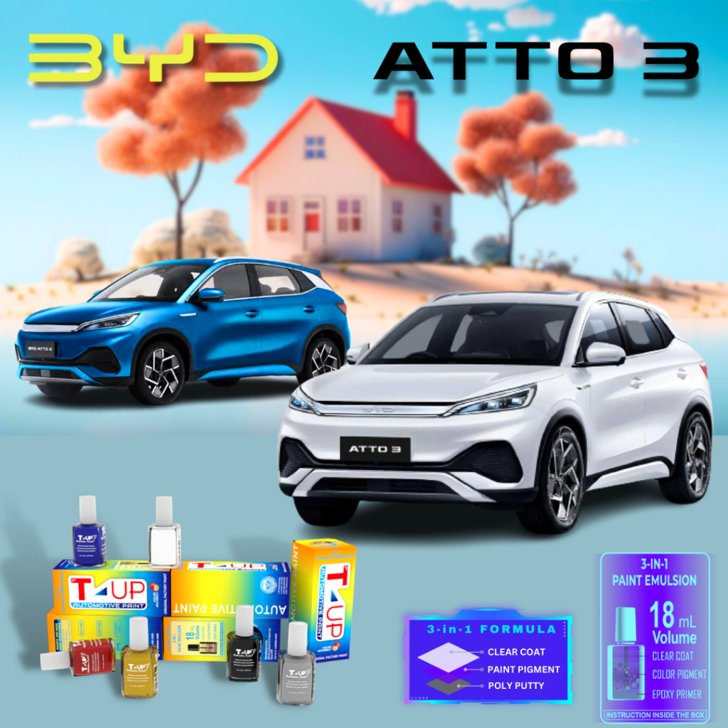 Jual Cat Penutup Baret Lecet Khusus BYD ATTO - ori warna pabrikan ...