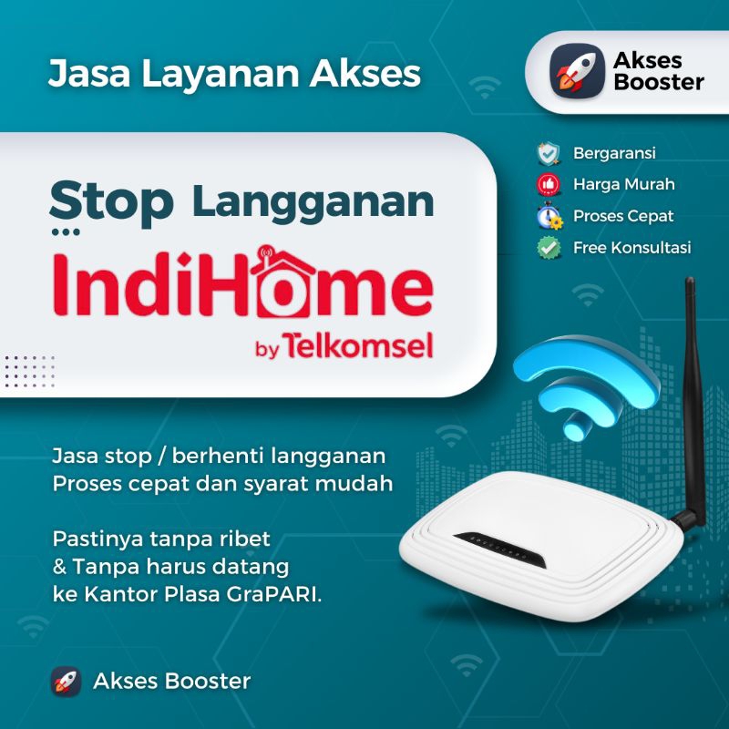 Jual Stop Berlangganan Indihome | Berhenti Berlangganan Permanent ...