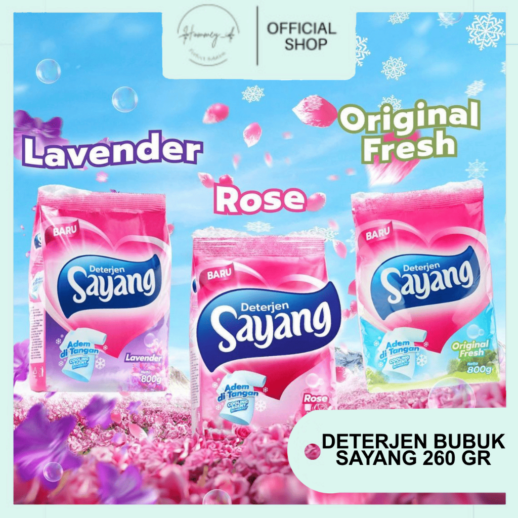 Jual HOMMEY ID - DETERGENT SAYANG BUBUK POWDER DETERGENT 260 GR | SABUN ...