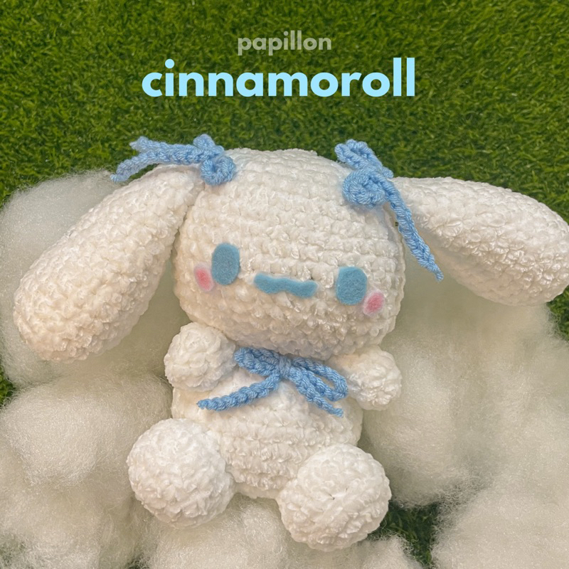 Jual Cinnamoroll Amigurumi / Boneka Rajut Sanrio Cinnamoroll | Shopee ...