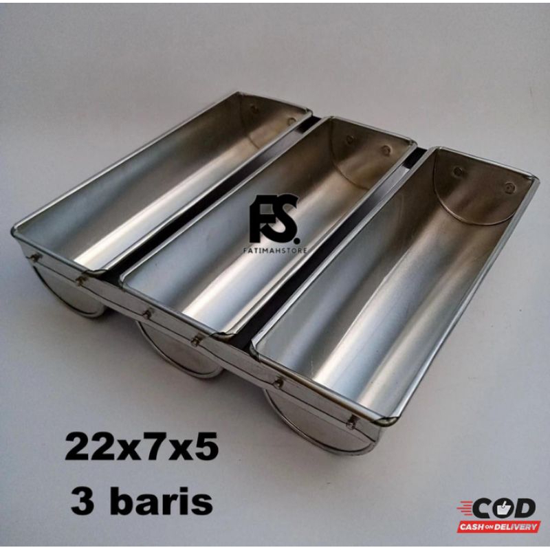 Jual Loyang roti 3 rasa cetakan bolu roti 3 rasa cetakan puding 3 rasa ...