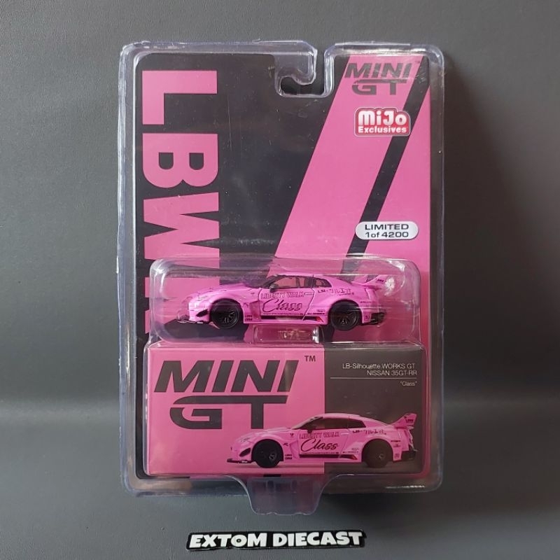 Jual Mini GT Nissan GTR R35 LBWK Pink Class | Shopee Indonesia