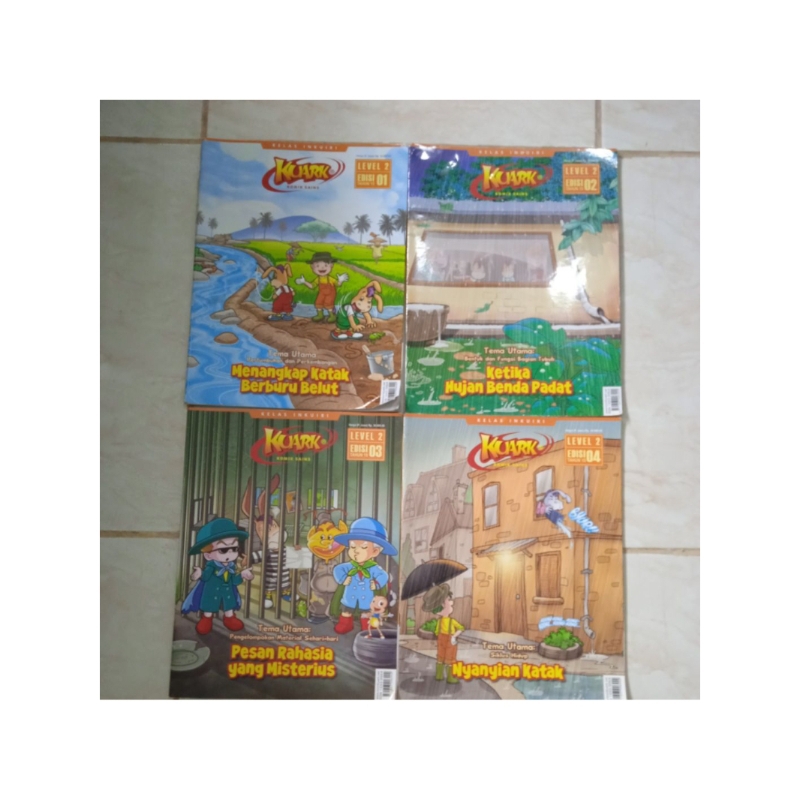 Jual komik sains kuark level 2 edisi tahun 15 mulai dari 01- 04 kelas ...