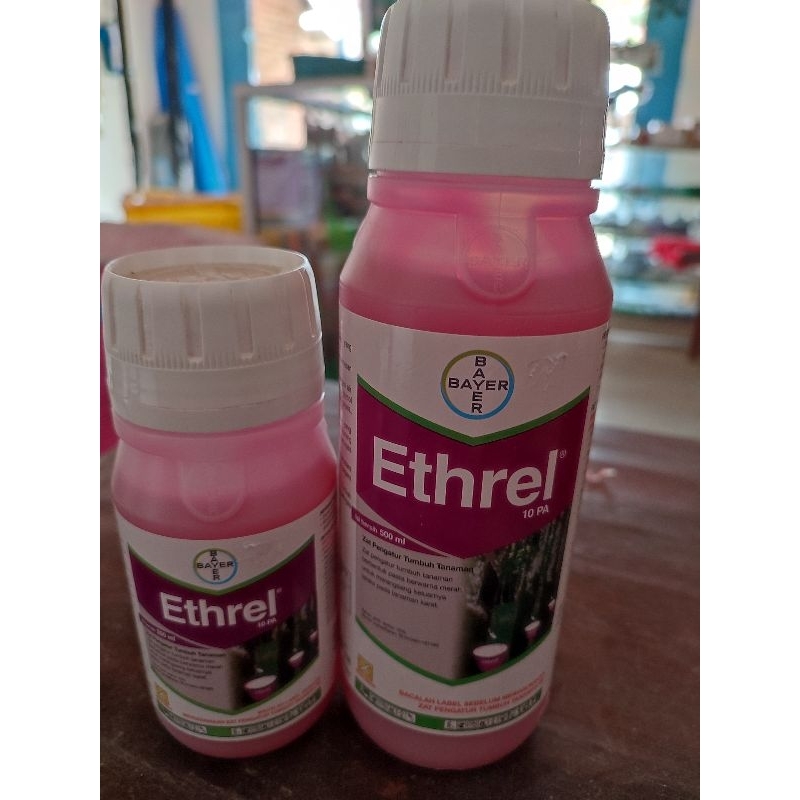 Jual ETHREL (Etefon 10%) Perangsang Getah Karet 250-500 ml | Shopee ...
