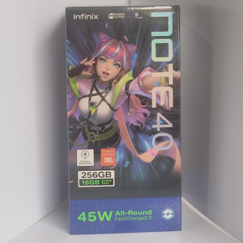 Jual infinix note 40 8/256 (ram8+8/256 gb) garansi resmi segel box ...