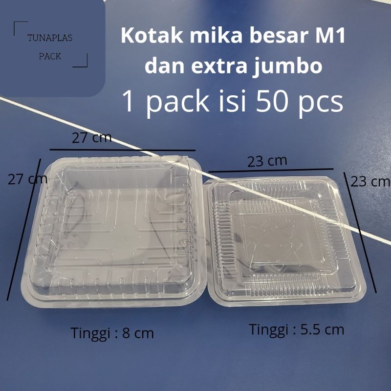 Jual Mika kue besar jumbo bolu | besar M1 | chiffon sifon | box mika ...