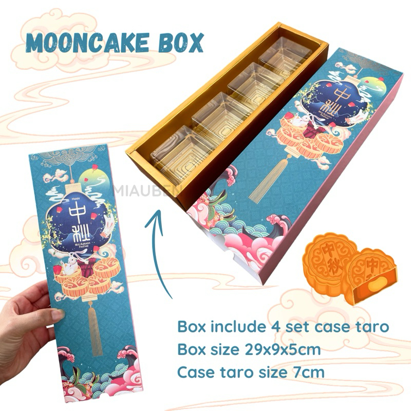 Jual Kotak mooncake box mooncake isi 4 | Shopee Indonesia