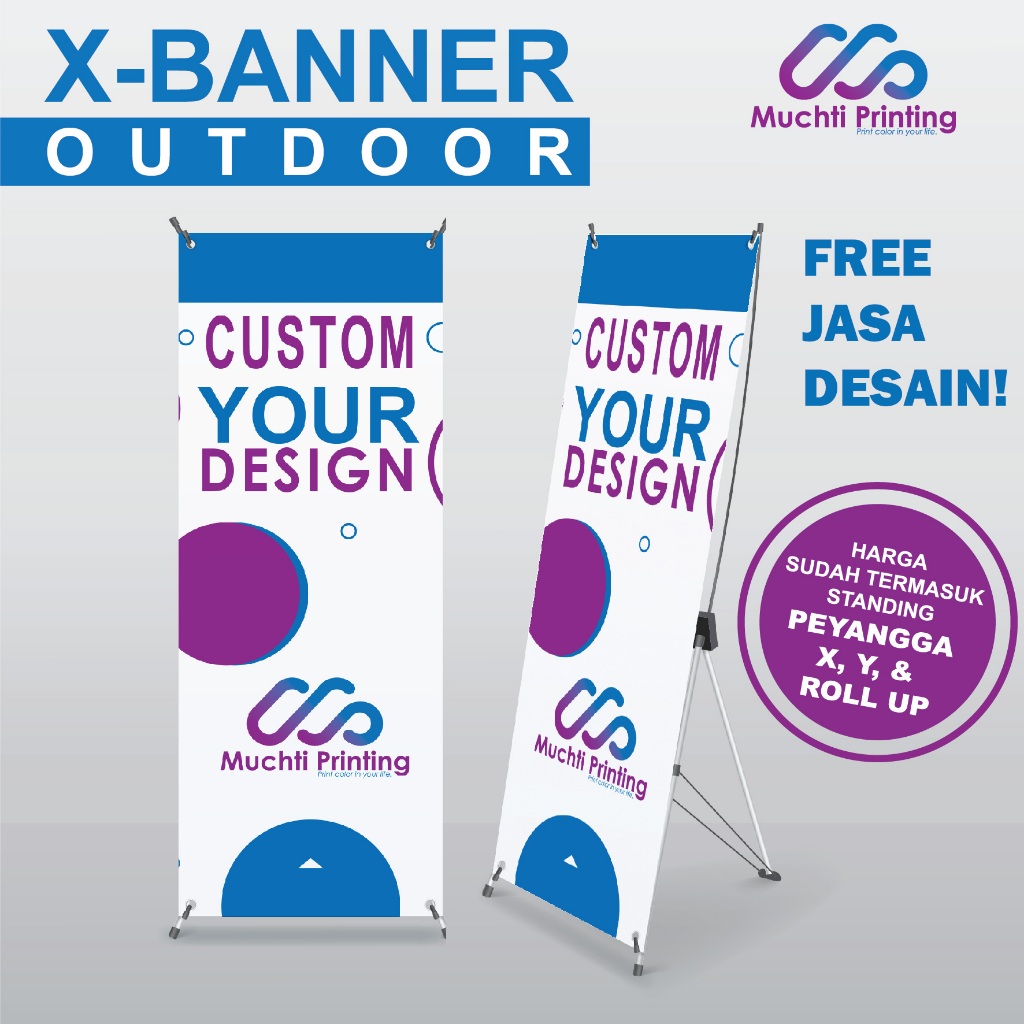 Jual X Banner / Stand Banner + Rangka (Tripod) Bahan Flexy - Albatros ...