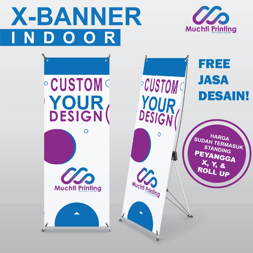 Jual X Banner / Stand Banner + Rangka (Tripod) Bahan Flexy - Albatros ...