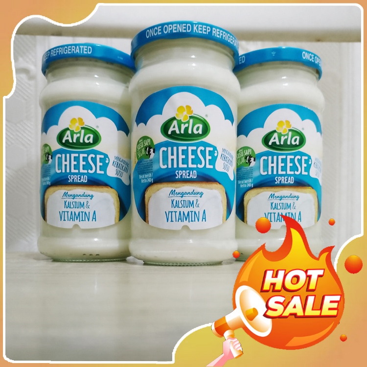 Jual Arla Cheese Spread / Keju Oles 240gr | Shopee Indonesia