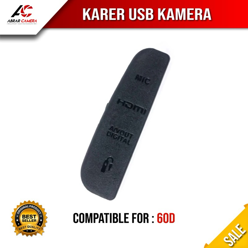 Jual Karet Tutup Usb 60D for Canon / Tutup HDMI Kamera Dslr Eos 60 D Penutup Samping | Shopee ...