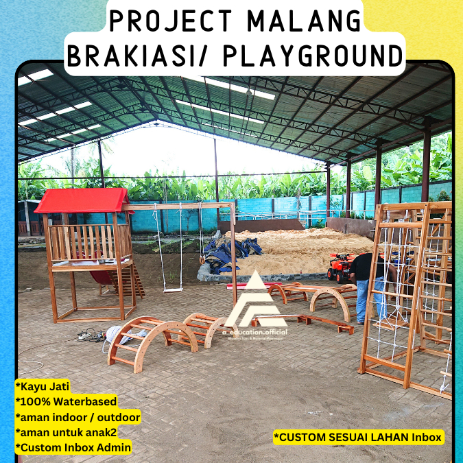 Jual Playground / Brakiasi / softplay / sensori integrasi Custom sesuai ...