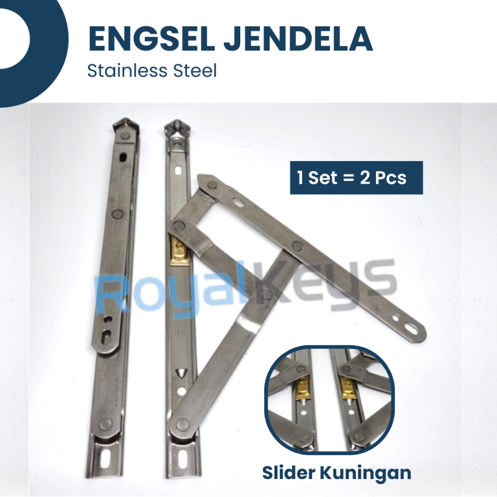 Jual Engsel Casement Stainless Steel 430 18" Inch BR Friction Stay ...