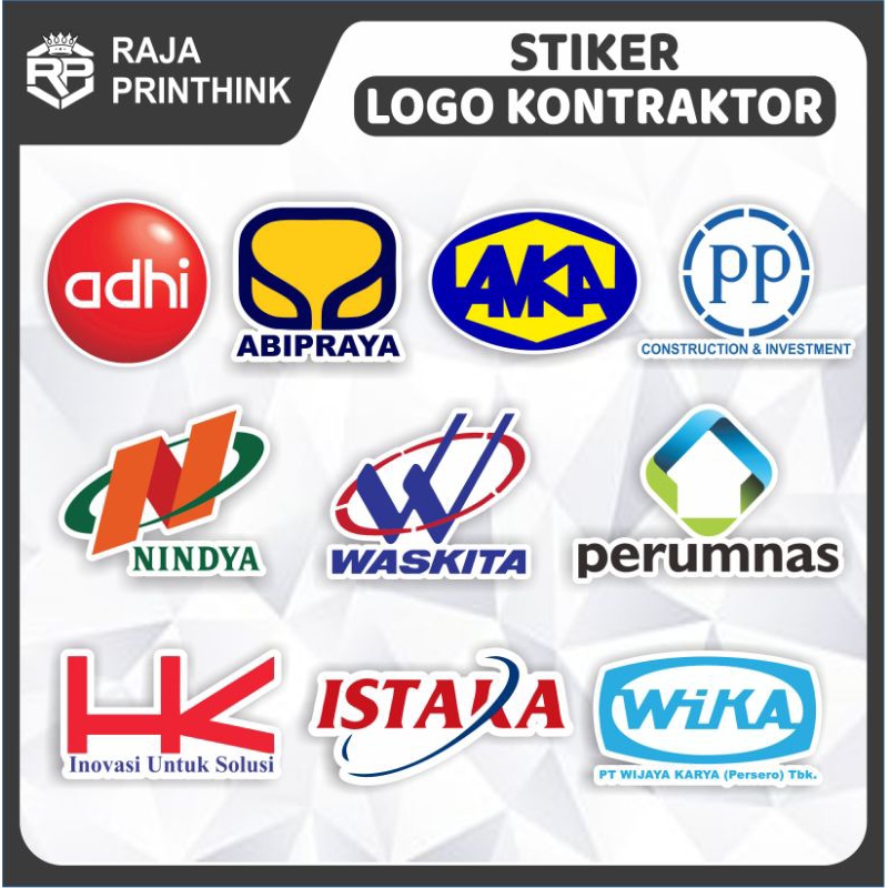 Jual Sticker Stiker Kontraktor BUMN / Logo BUMN / Stiker Helm K3 ...