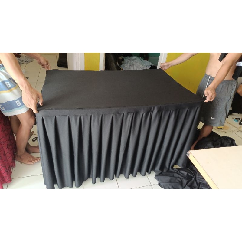 Jual cover meja kotak 120x80x75 bahan lotto | Shopee Indonesia