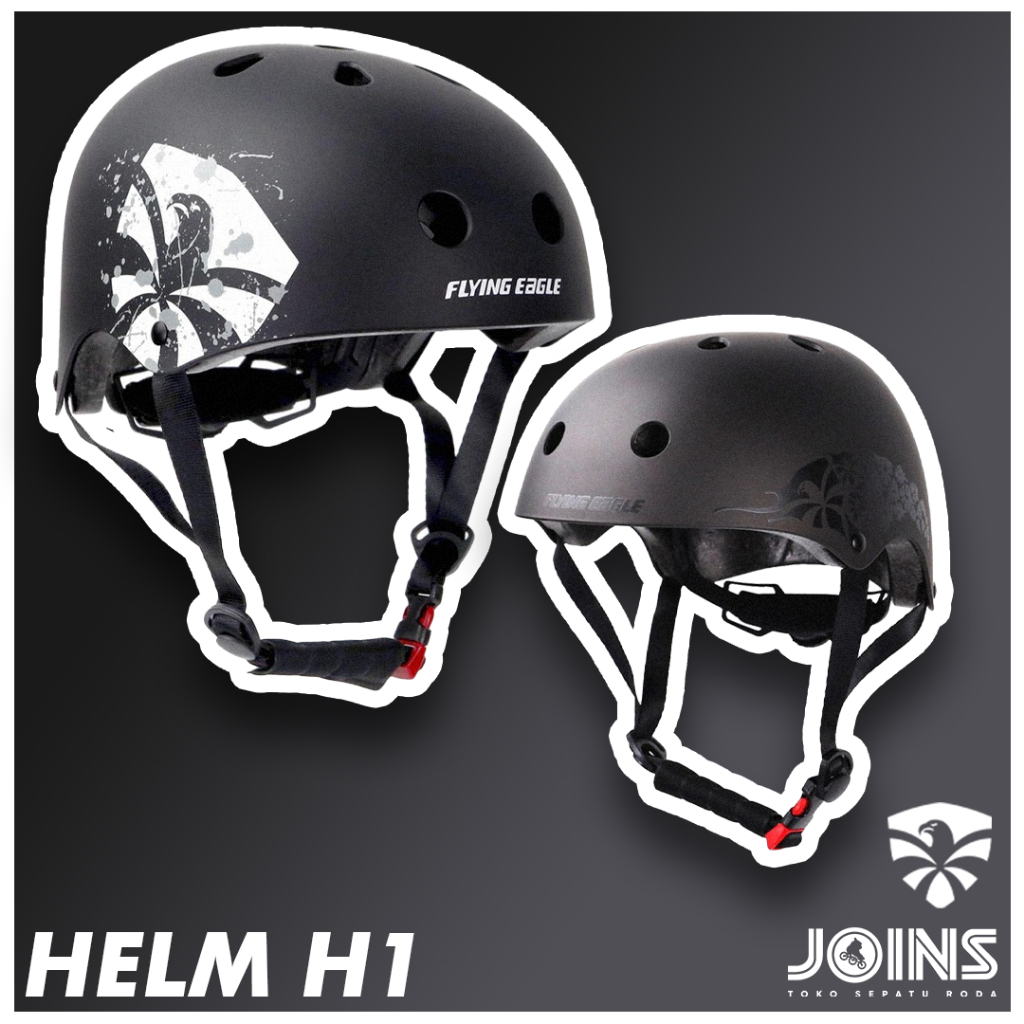 Jual Helm Sepatu Roda Inline Skate Flying Eagle H1 Grey | Shopee Indonesia