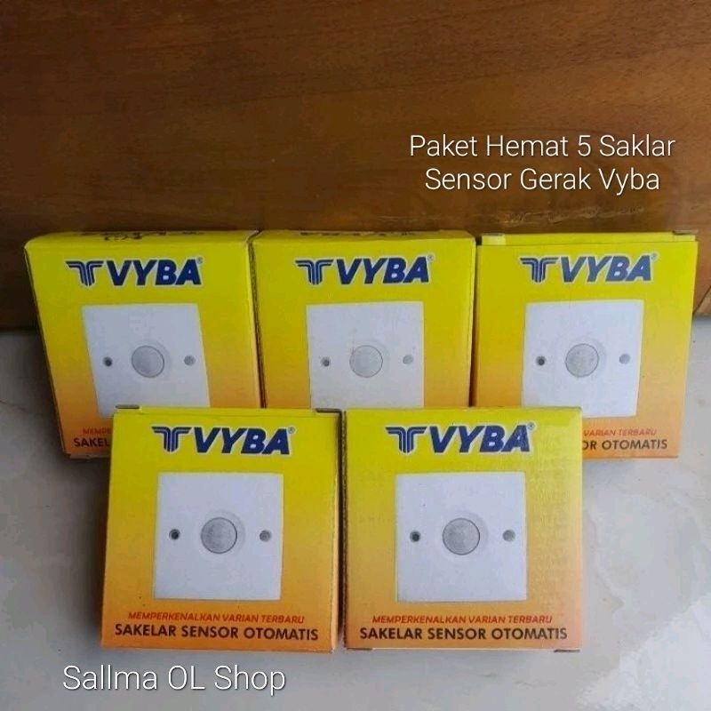 Jual Saklar Sensor Gerak Otomatis Vyba 1 Paket Isi 5 Pcs | Shopee Indonesia