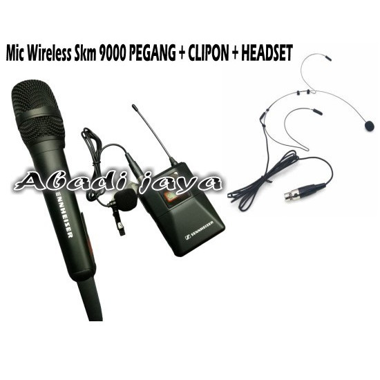 Jual MIC SENNHEISER SKM 9000 PJH MIC PEGANG + CLIPON + HEADSET | Shopee ...