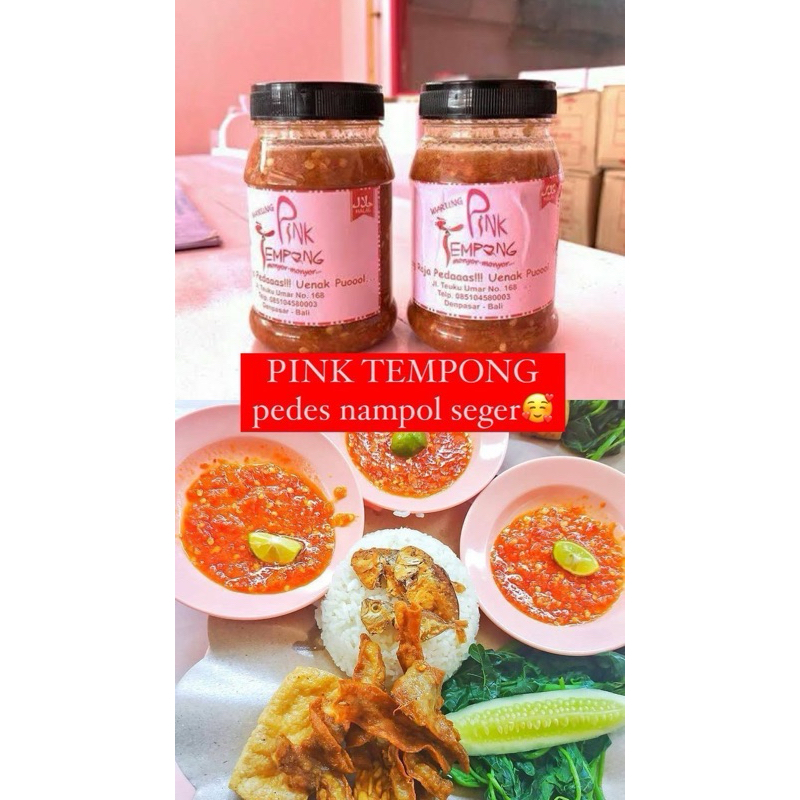 Jual SAMBAL PINK TEMPONG READY STOCK | Shopee Indonesia