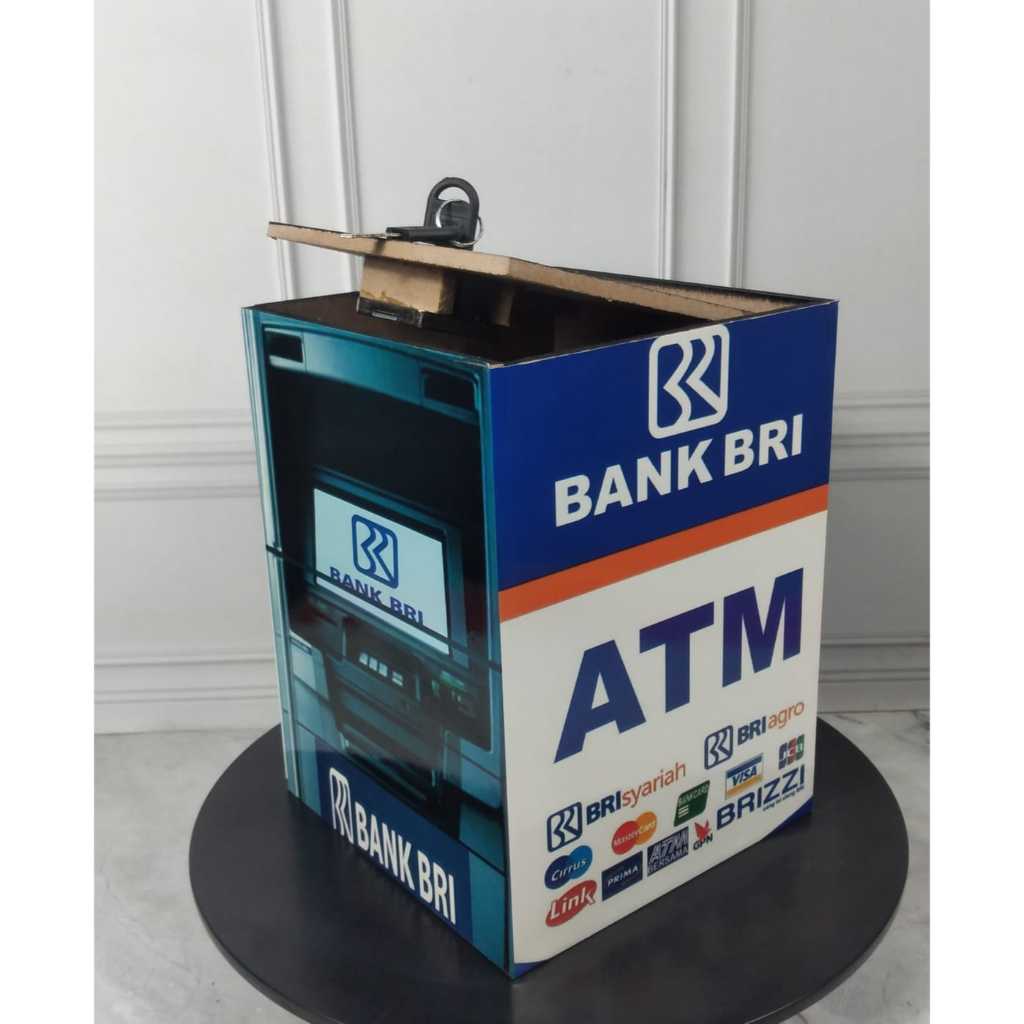 Jual celengan atm tempat penyimpanan uang ukuran 15x20 celengan ...