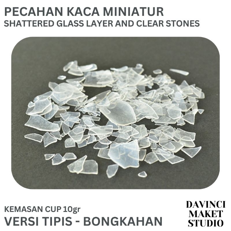 Jual Shattered Glass and Transparent Stone - Miniatur Pecahan Serpihan ...