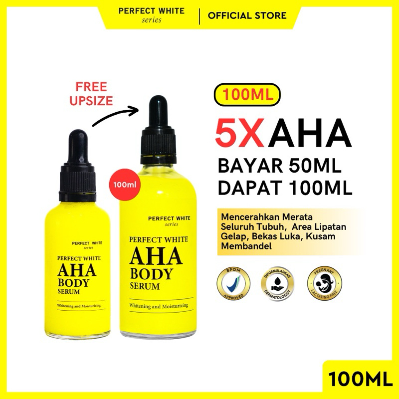 Jual AHA BODY SERUM PERFECT WHITE CAMPURAN HANDBODY HB BOOSTER | Shopee ...