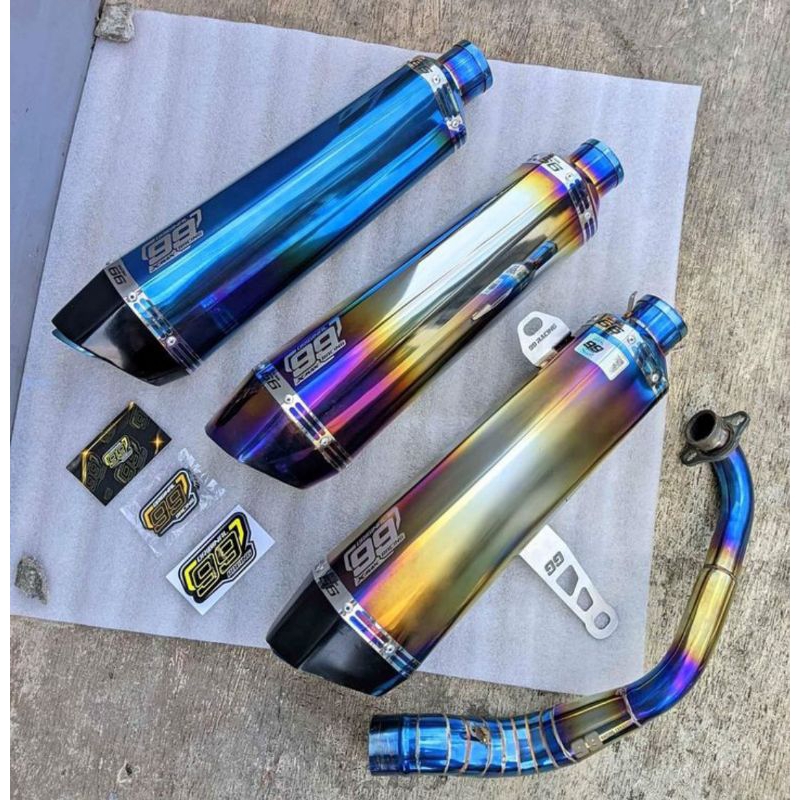 Jual Knalpot Racing Xmax New/Old/Conected Full System Original 99Racing ...