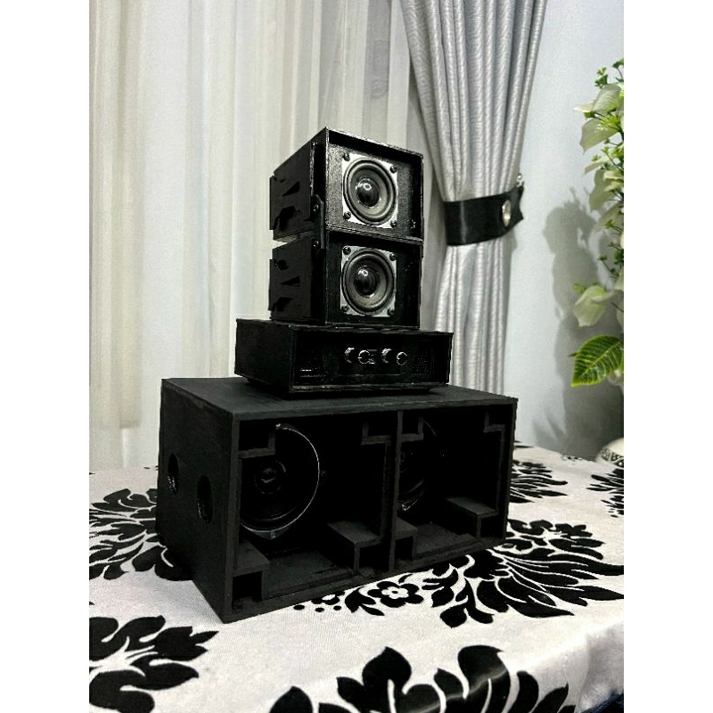 Jual Miniatur Sound System Siap Bunyi SET 1 Fullset [ ukuran 2 inch & 3 ...