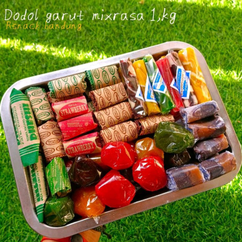 Jual Dodol mix varian rasa 1kg dodol garut asli oleh oleh cemilan manis ...