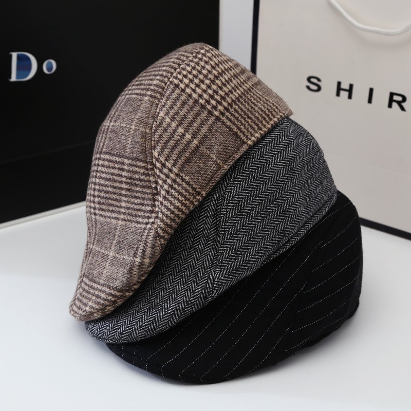 Jual Topi Vintage Peaky Blinders Topi Baret Newsboy Topi Pelukis Flat ...