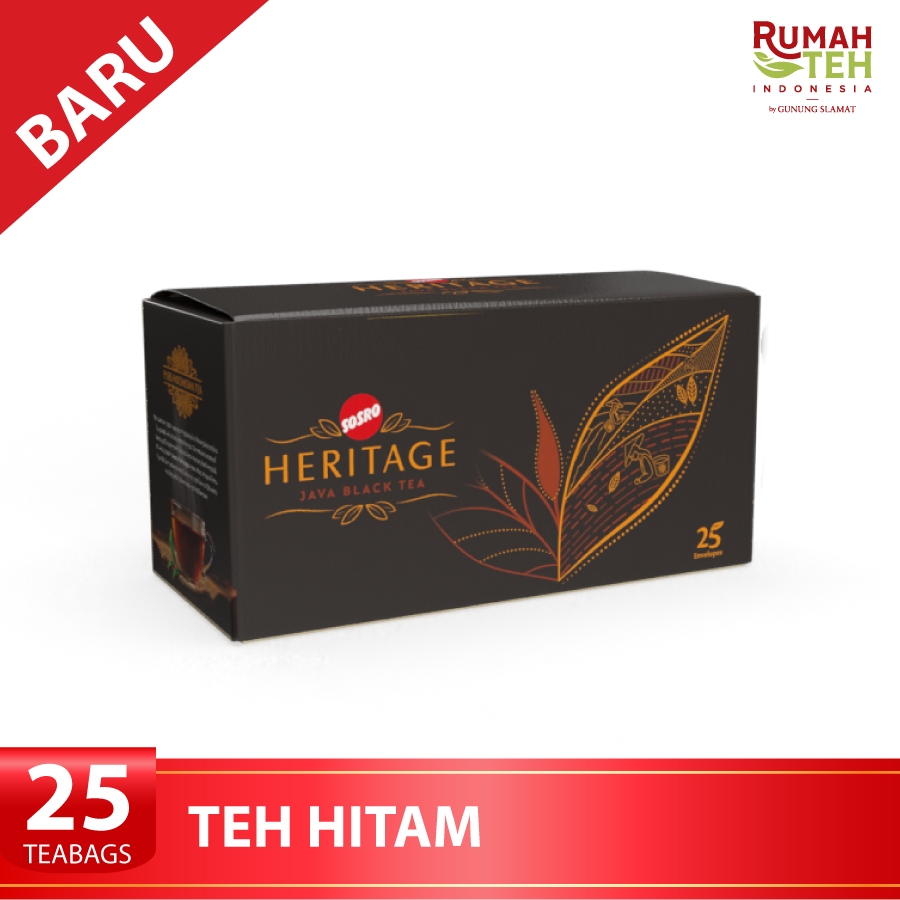 Jual Teh Celup Sosro Heritage Single Estate - 25 tea bags - Java Black ...