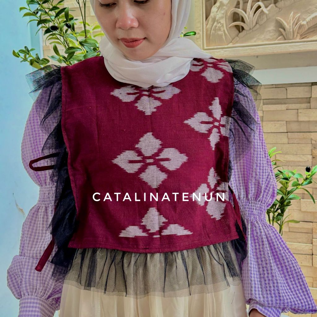 Jual ROMPI TENUN MIX TILE VEST TENUN | Shopee Indonesia