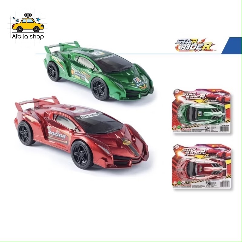Jual Mobil Mainan Super Racing Pull Back Besar | Shopee Indonesia