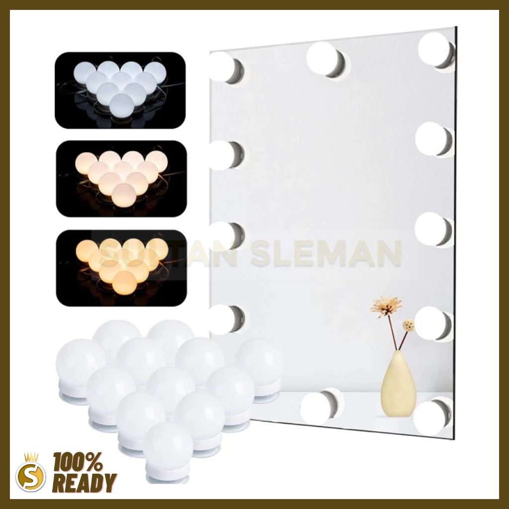 Jual Lampu LED Meja Rias / Lampu Meja Rias Make Up / Vanity Mirror Lamp ...