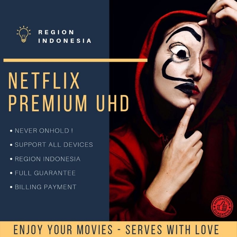 Jual NETFLIXXX PREMIUM MURAH 1 BULAN FULL GARANSI ( PROMO ) | Shopee Indonesia