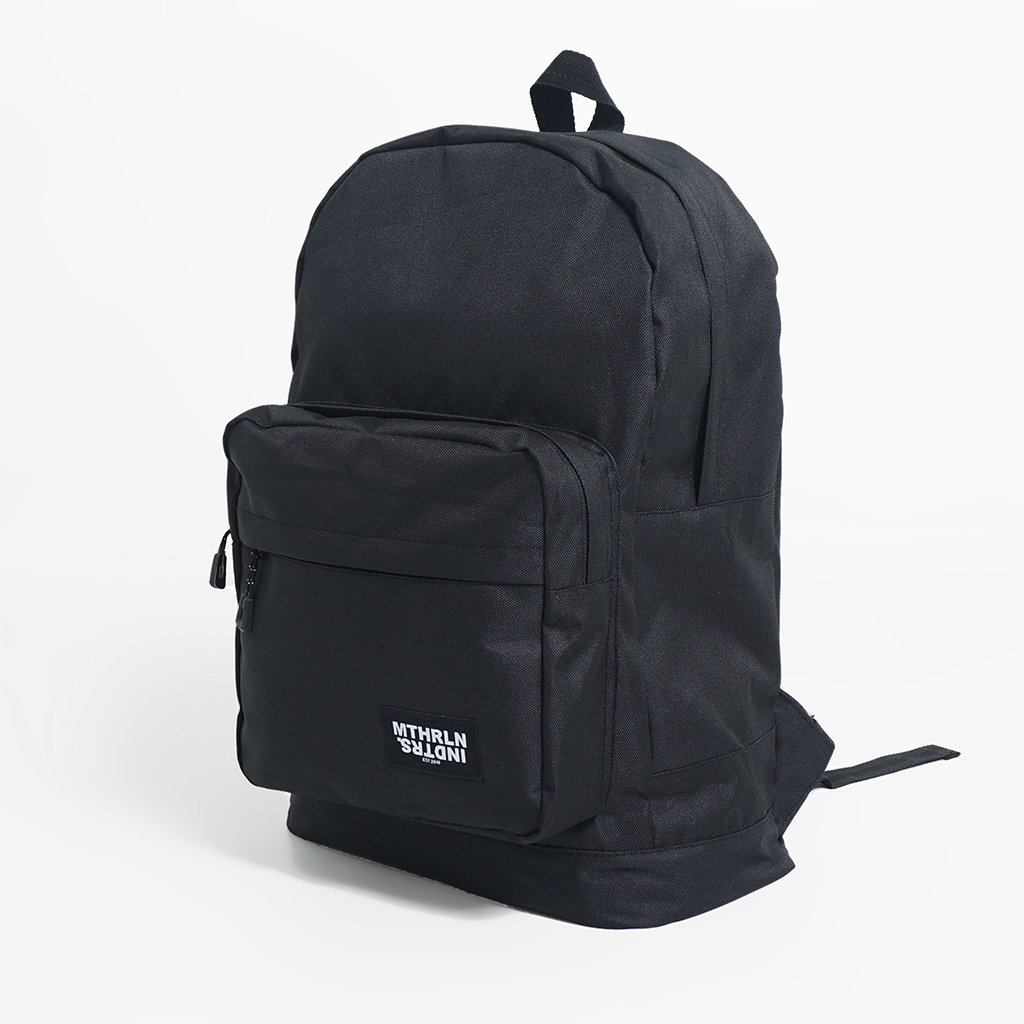 Jual MOTHERLINE - Tas Ransel Hitam Tas Punggung Laptop Polos Pria ...