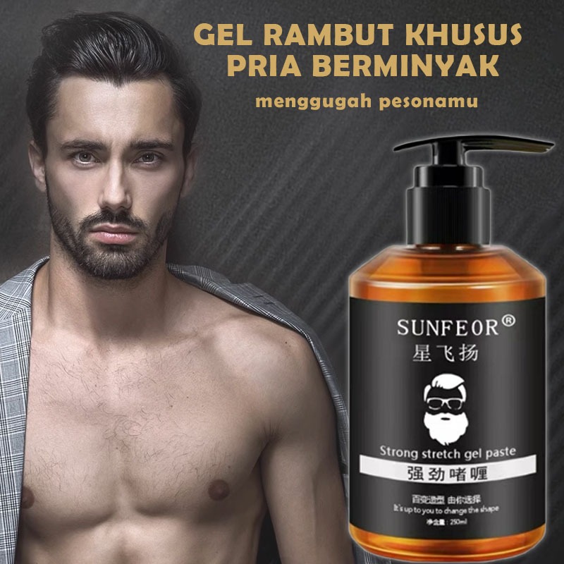 Jual Minyak rambut pria Hair Styling gel hair spray Penata Tahan Lama ...