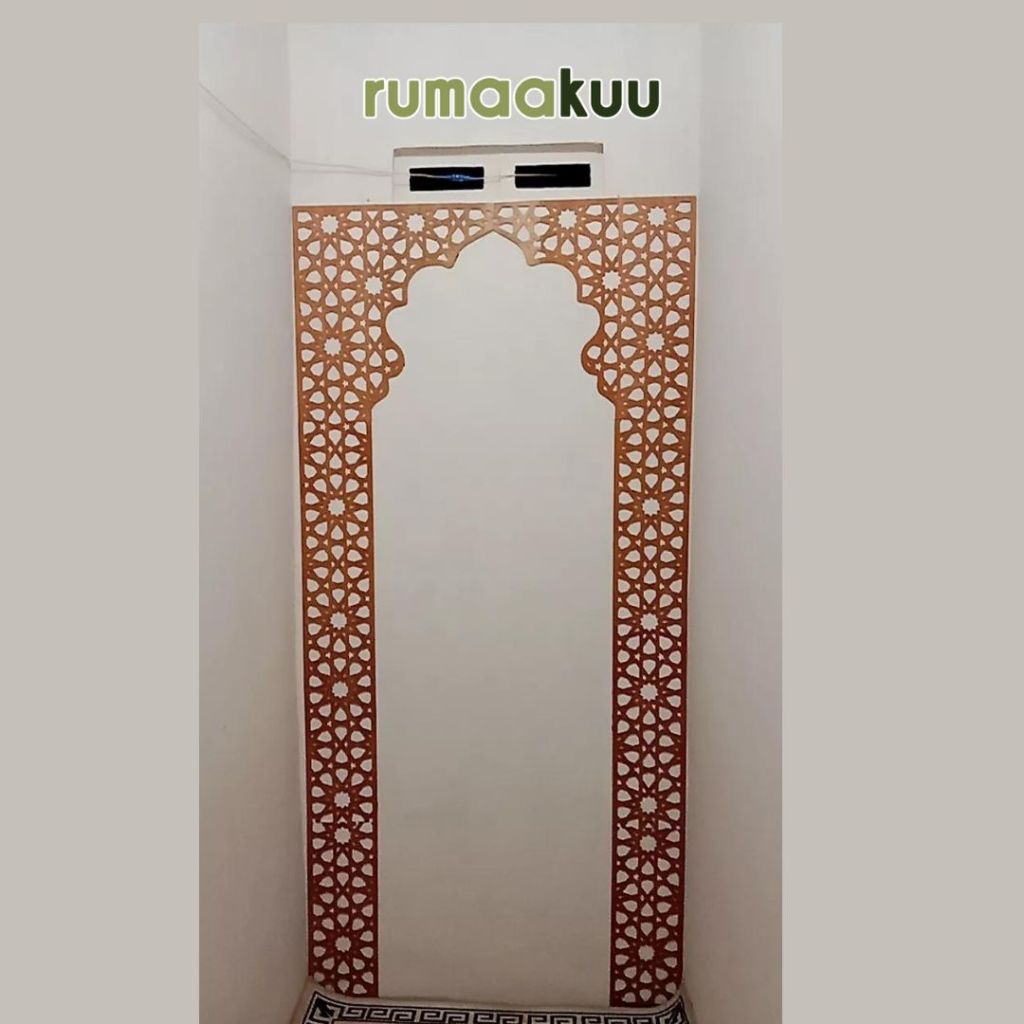 Jual Rumaakuu Hiasan Dinding "Mihrab Mushola" Dekorasi Minimalis Bahan ...