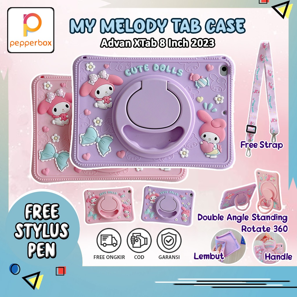 Jual Softcase Advan XTAB 8 Inch T310 Ring Case Sandaran Softcase Anak ...