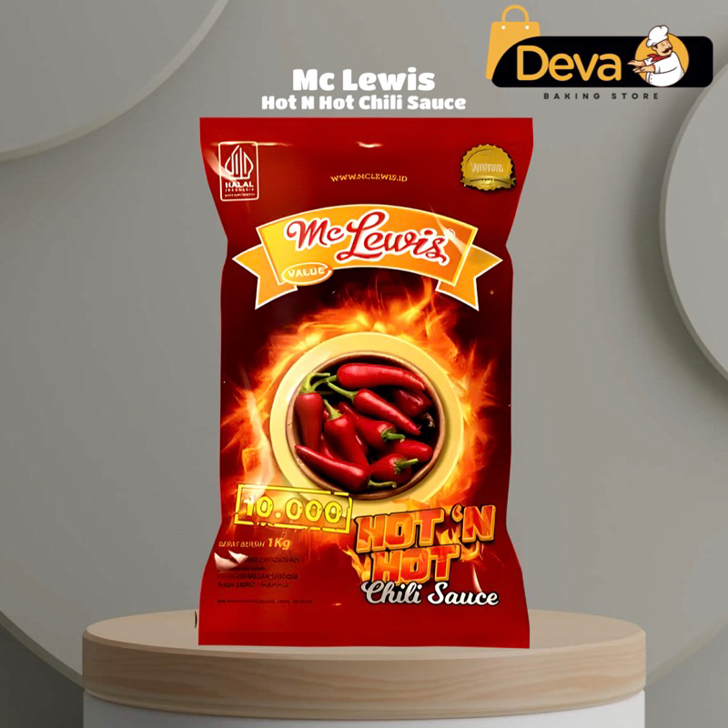 Jual Mc Lewis Hot N Hot Chili Sauce - Mc Lewis Hot N Hot Saus Sambel ...