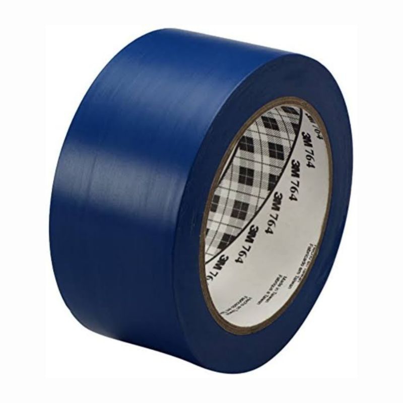Jual Lakban lantai 3M 764 vinyl floor marking tape biru 48mm x 33m | Shopee Indonesia