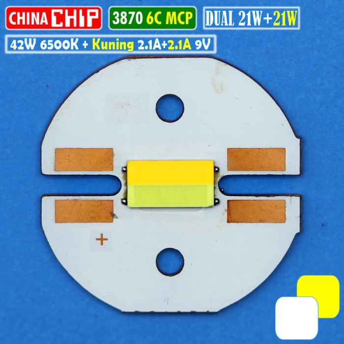 Jual MCP D2 3870 22mm 42W 6C Dual Kuning Putih LED Laser BiLED RTD AES ...