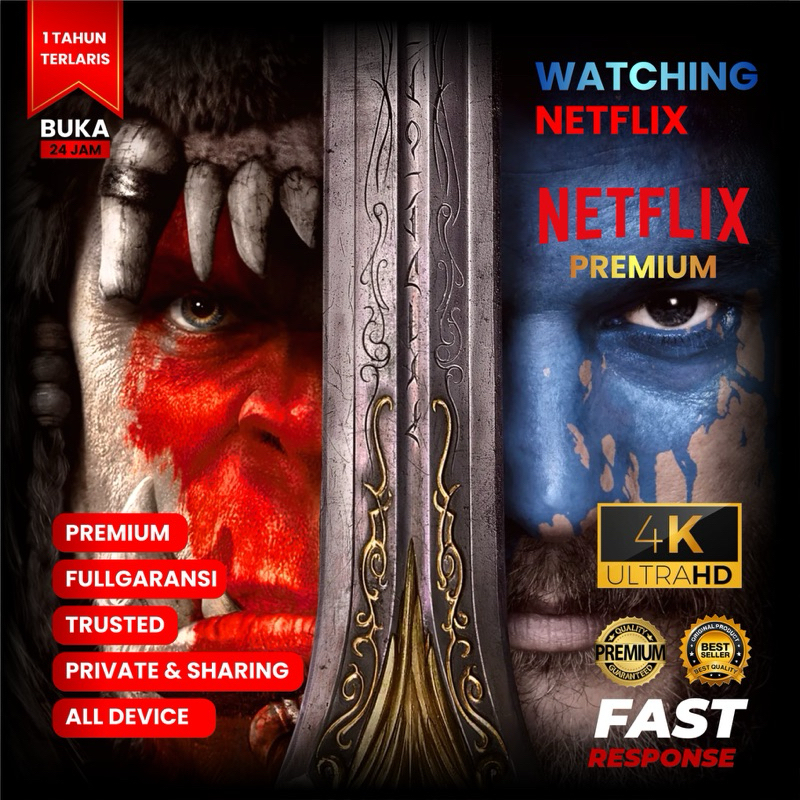 Jual NETFLIXX PREMIUM PRIVATE & SHARING 4K UHD 1 BULAN - 1 TAHUN FULL GARANSI | Shopee Indonesia