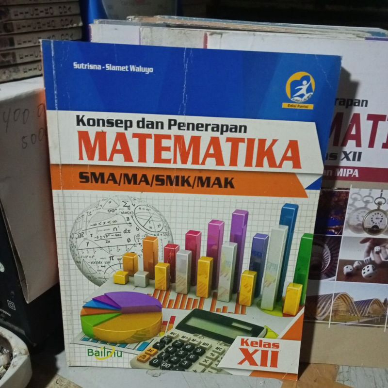 Jual BUKU MATEMATIKA/KONSEP DAN PENERAPAN MATEMATIKA UNTUK SMA KELAS XII/12/3 REVISI K13 ...