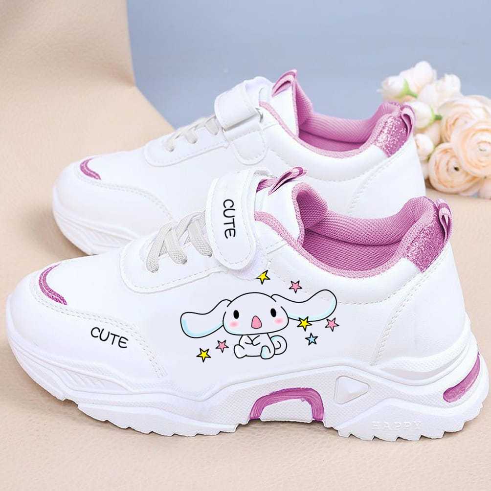 Jual CUTE !! PROMO !! Sepatu sneakers anak perempuan / sepatu sekolah ...