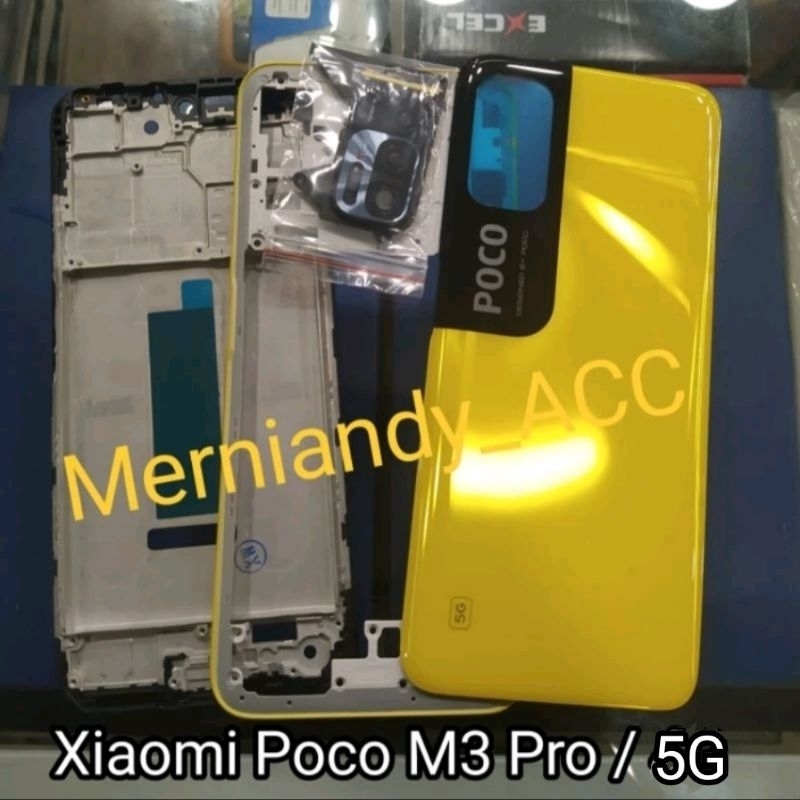 Jual Cessing hausing fullset Frame lcd Xiaomi Poco M3 Pro / 5G Backdor ...