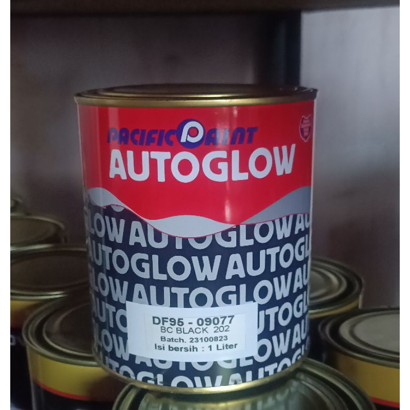 Jual CAT AUTOGLOW 09077 BC SUPER BLACK HITAM PEKAT POLYURETHANE ( PU ...