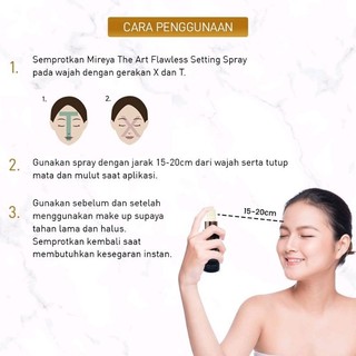 Jual Mireya The Art Flawless Setting Spray 100ml - Mireya Setting Spray ...