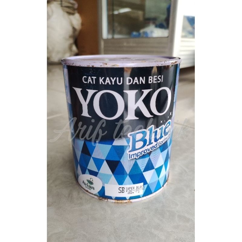 Jual Cat Minyak YOKO 1kg SB Super Black / Cat AVIAN BRAND Hitam Kayu ...