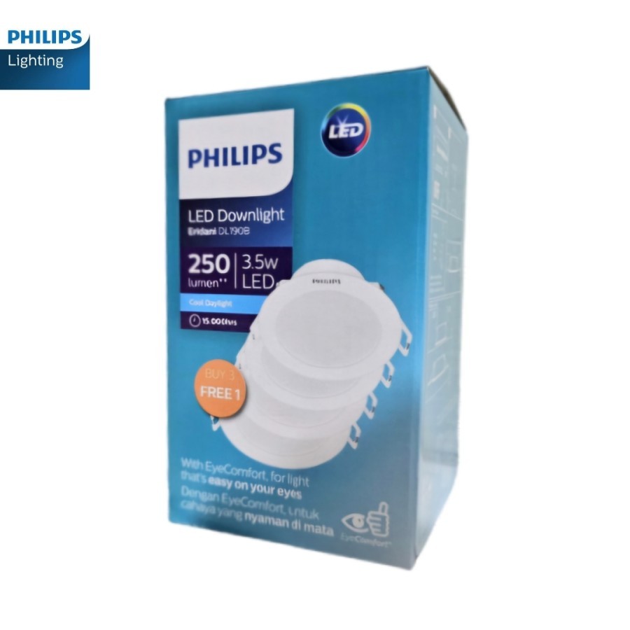 Jual PHILIPS ERIDANI MP Multipack Kemasan isi 4 biji Lampu Led ...